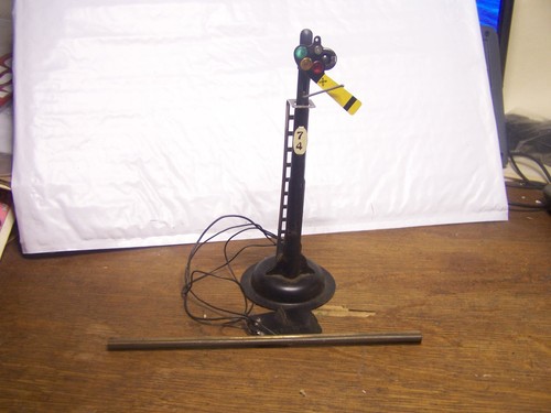 VINTAGE LOUIS MARX AUTOMATIC SEMAPHORE NO. 74 TRAIN SIGNAL | eBay