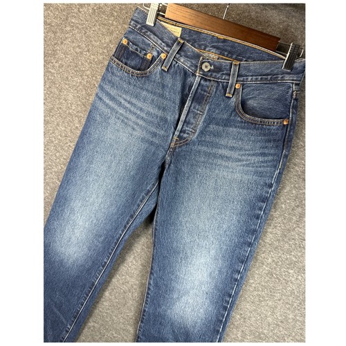 Levi Strauss 501 90s Premium Jeans Blue Denim Button Fly Womens Size ...