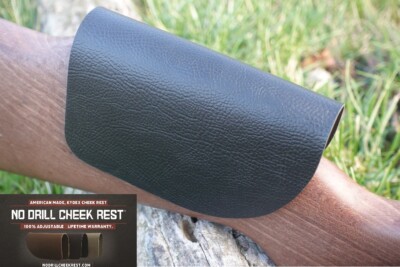 No Drill Kydex Cheek Rest for scoped long guns, American made! BLACK ...