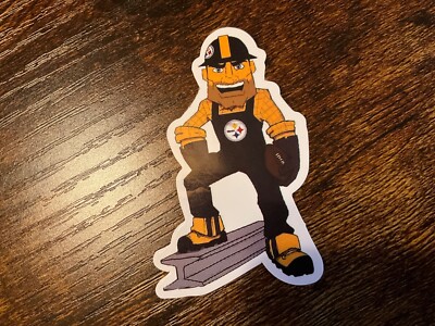 Motorcycle Sticker for Helmets or toolbox #6,086 NFL Pittsburgh ...