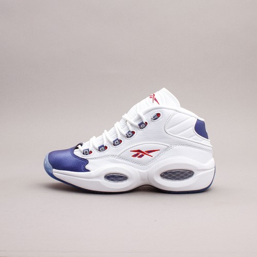 Reebok Classics Question Mid Allen Iverson Blue Toe OG Basketball New ...