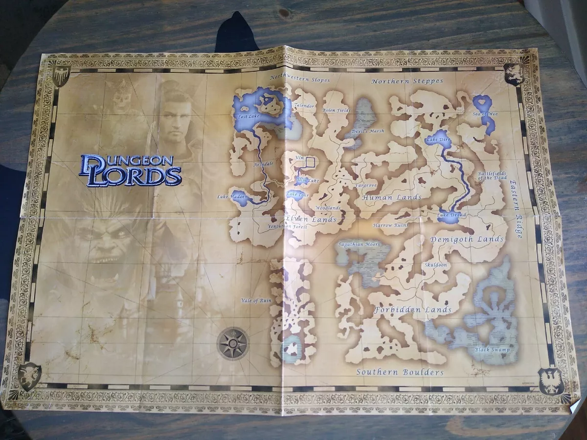 Dungeon Lords World Map