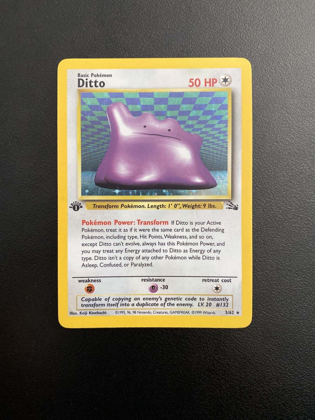 First Edition DITTO Pokémon Card | eBay