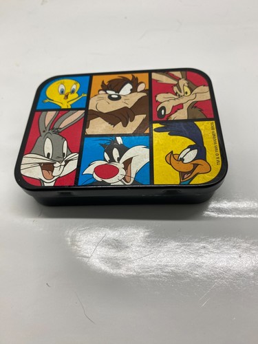 Rare Vintage Metal Looney Tunes Case Case Only Collectible and In Good ...