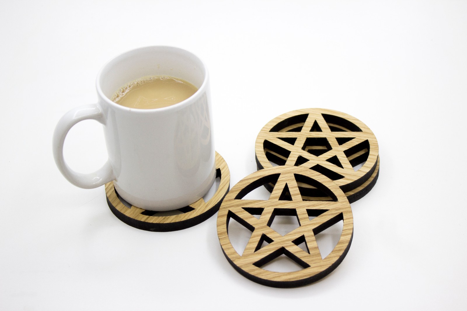 Pentacle Coasters, Witches - Pagan - Wiccan -Occult Coasters | eBay UK