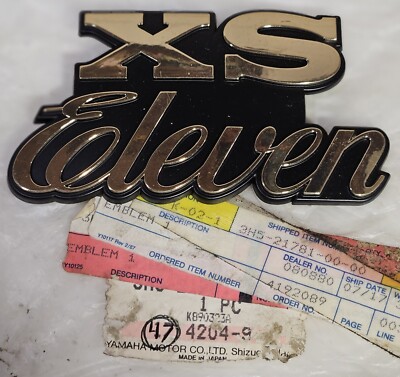 NEW 1980-81 Yamaha XS1100 Left Side Cover Panel XS 1100 Emblem OEM 3H5 ...