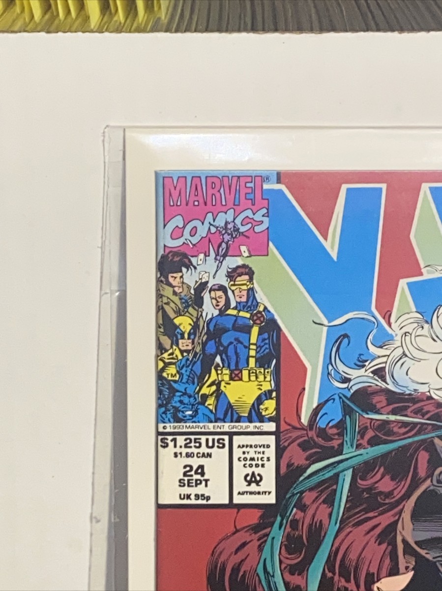Xmen 24 1st Rogue And Gambit Kiss Cover Andy Kubert