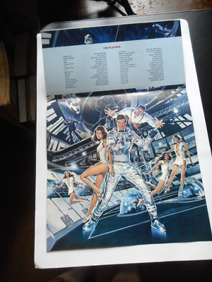 dfgh Moonraker-James Bond 007 Roger Moore tri-fold movie brochure | eBay