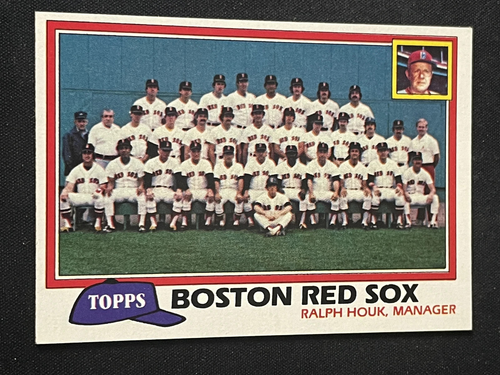 1981 Topps Baseball BOSTON RED SOX Team Set Near Mint | eBay