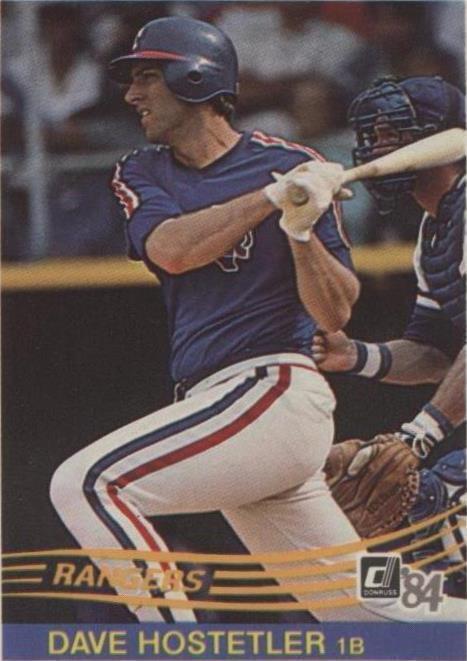 1984 Donruss - Dave Hostetler #159 for sale online | eBay