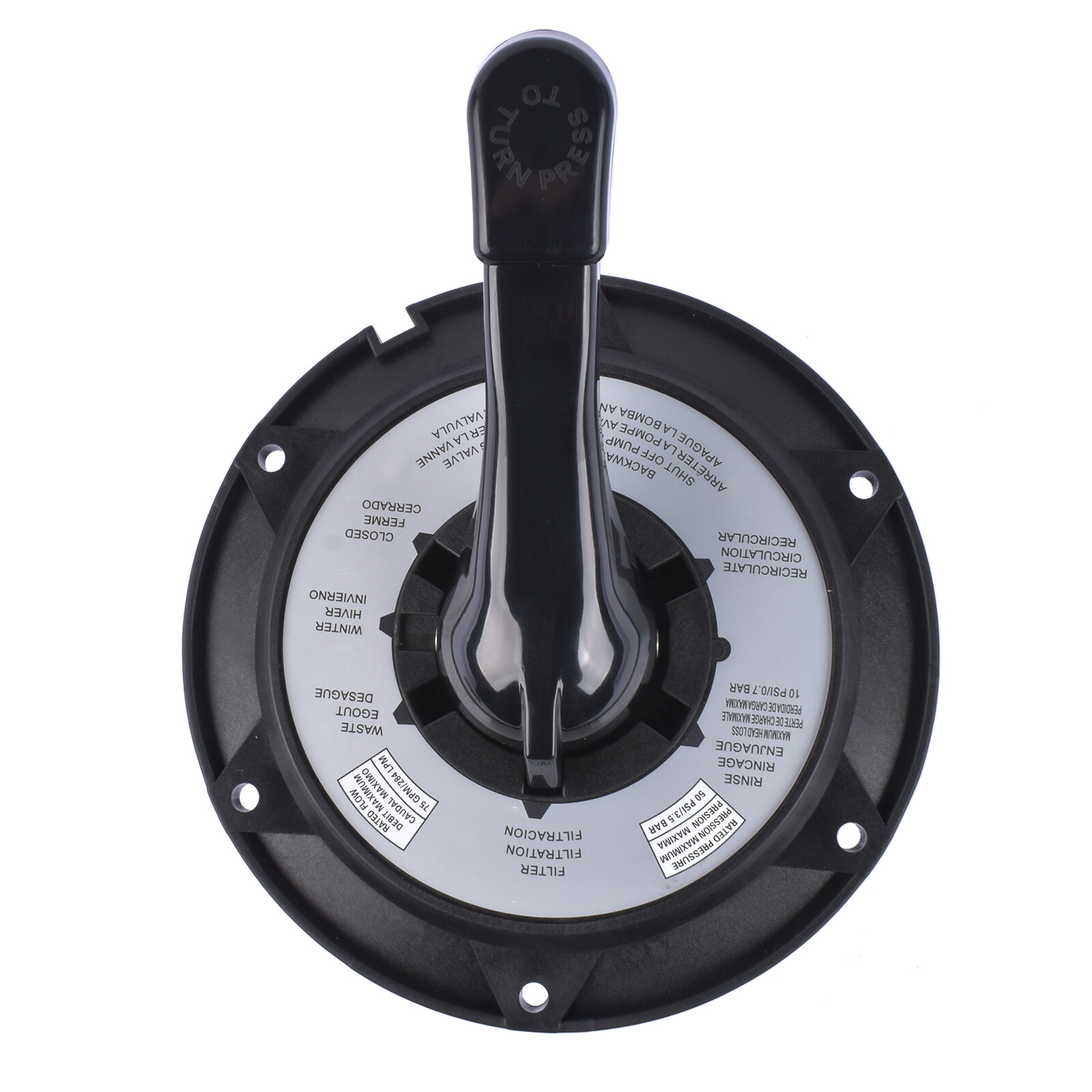 SPX0714BA Key Cover and Handle Assembly for Hayward Multi-Port Valve ...