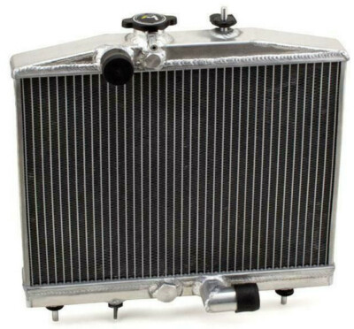 Hybrid Racing Half Size Bolt-In Aluminum Radiator for K-Swap EK K20 K24 ...