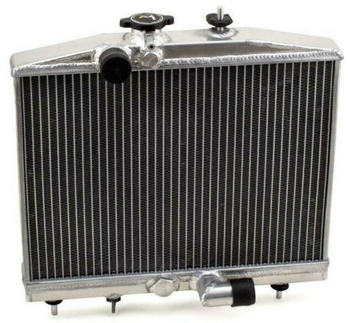 Hybrid Racing Half Size Bolt-In Aluminum Radiator for K-Swap EG K20 K24 ...