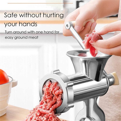 Hand Manual Meat Grinder Mincer Stuffer Sausage Filler Maker Machine ...