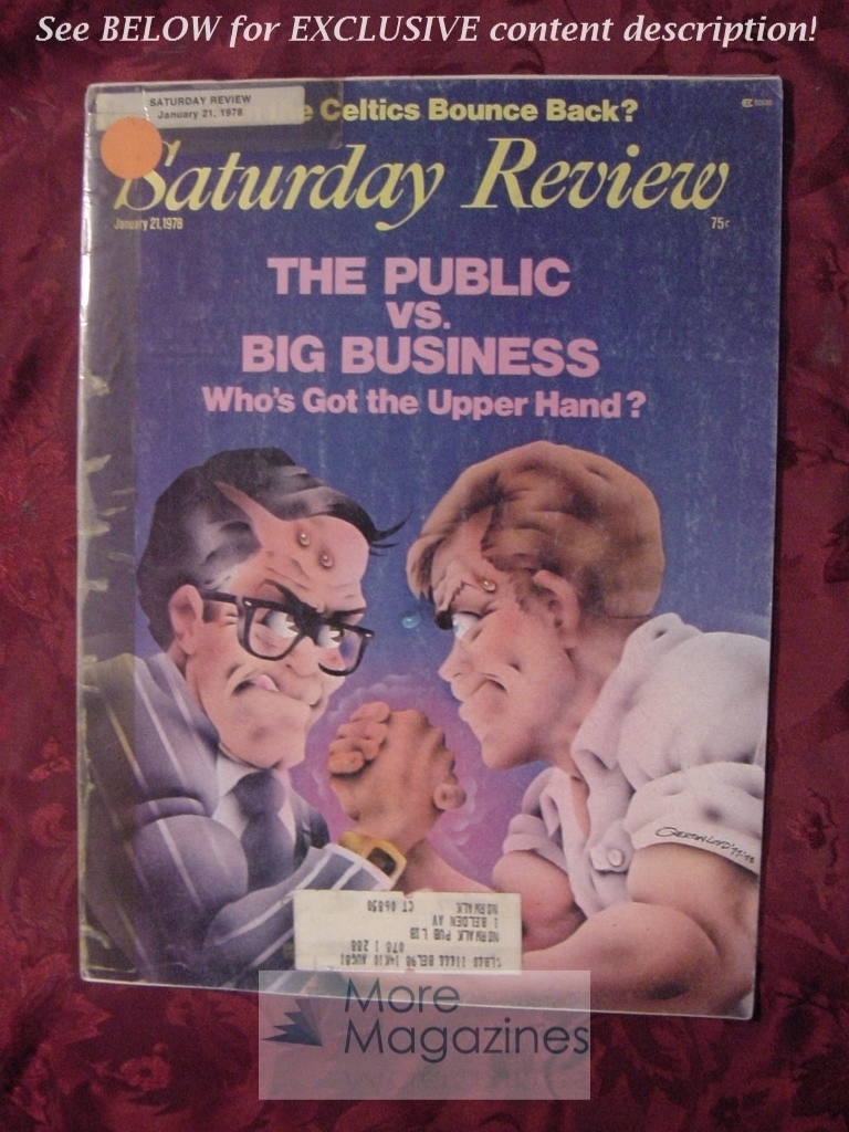 Saturday Review January 7 1978 ISLANDS NEIL MORGAN CASKIE STINNETT ...