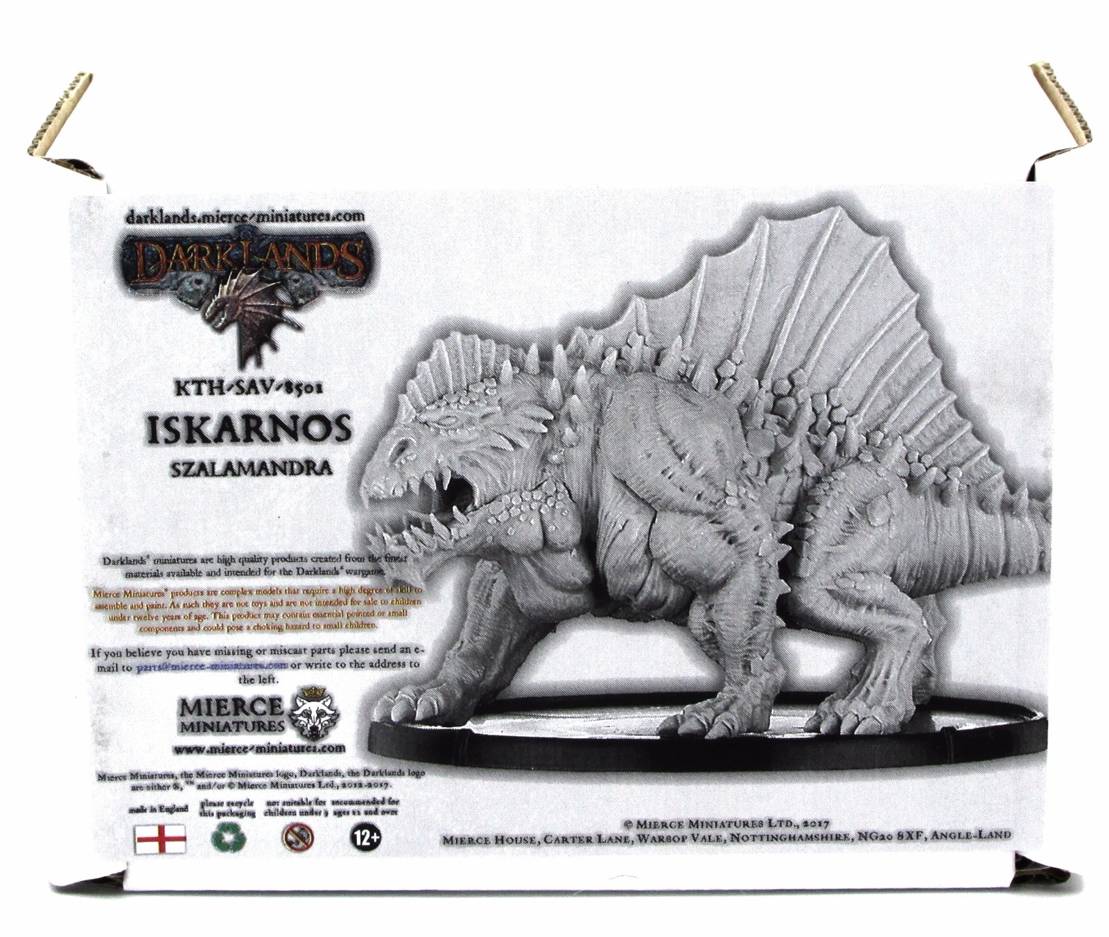 Darklands KTH-SAV-8501 Iskarnos Szalamandra (Khthones) Fire Drake ...