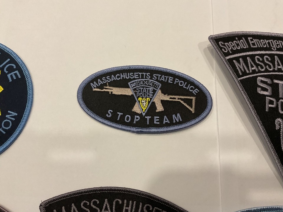 MASSACHUSETTS STATE POLICE COLLECTORS PATCH SET ALL 12 NEW PATCHES FULL ...