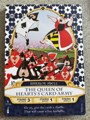 SORCERERS OF THE MAGIC KINGDOM QUEEN OF HEART'S CARD ARMY ALICE IN ...
