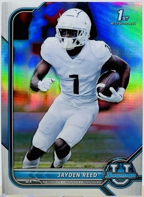 2021-22 Bowman University #57 Jayden Reed Refractor | eBay