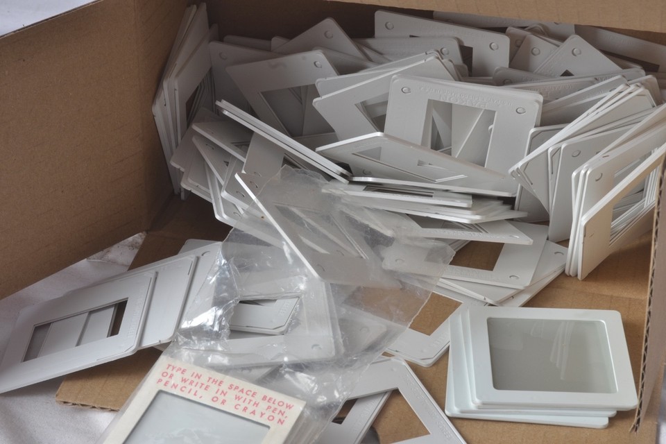 Pakon plastic slide mounts 100 - 35mm slide mounts w/ extras | eBay