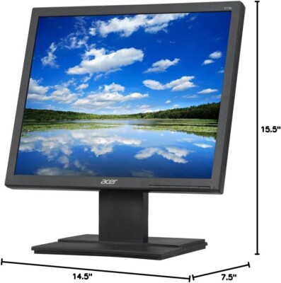 Acer - V176L - 17" SXGA 1280x1024 5 ms LED LCD Monitor - Black | eBay