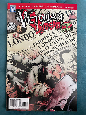 Victorian Undead #4 DC Wildstorm Comics 2010 NM Sherlock Holmes VS ...