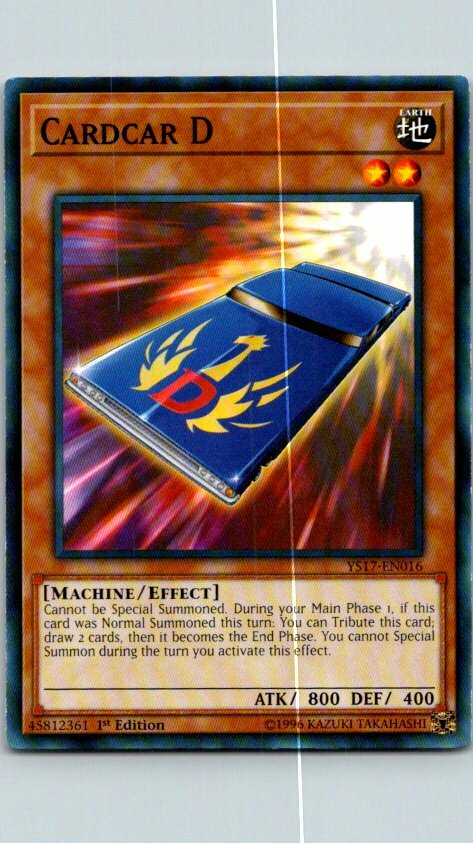 Cardcar D YS17-EN016 Yu-Gi-Oh! Card Light Play 1st Edition | eBay