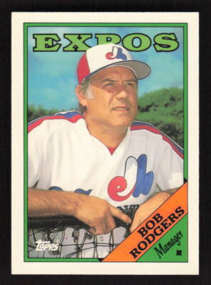 1988 Topps Tiffany Set-Break #504 Bob Rodgers Montreal Expos | eBay