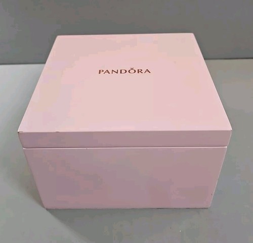 Pandora Pink Jewelry Organizer Box Storage Display Case~2 Tier With ...