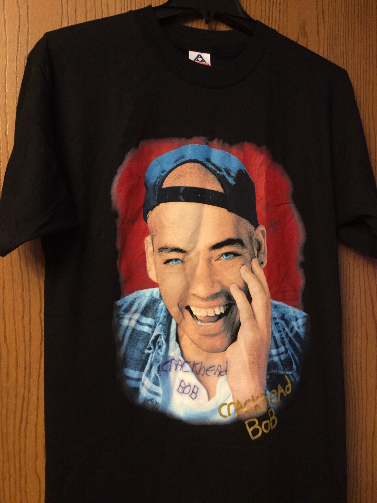 Crackhead Bob ( Howard Stern Show). Black Shirt. Si… - Gem