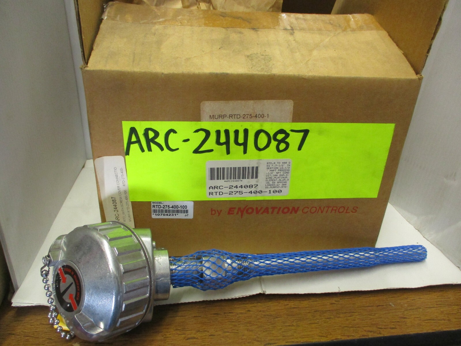 Murphy RTD-275-400-100 A 0-400 deg F Temp Probe | eBay