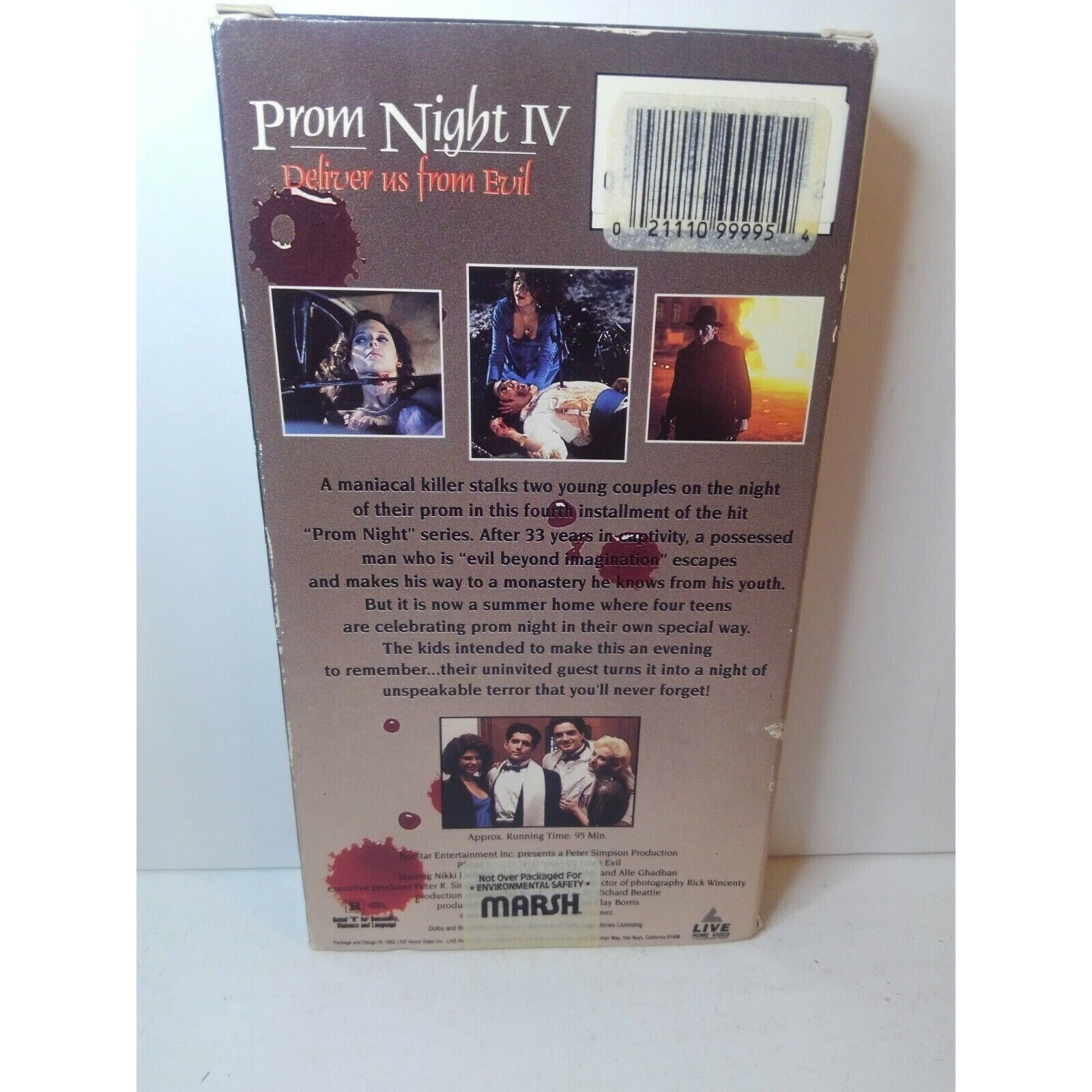 PROM NIGHT IV DELIVER US FROM EVIL NOCOLE DE BOER VHS LIVE VIDEO TESTED ...