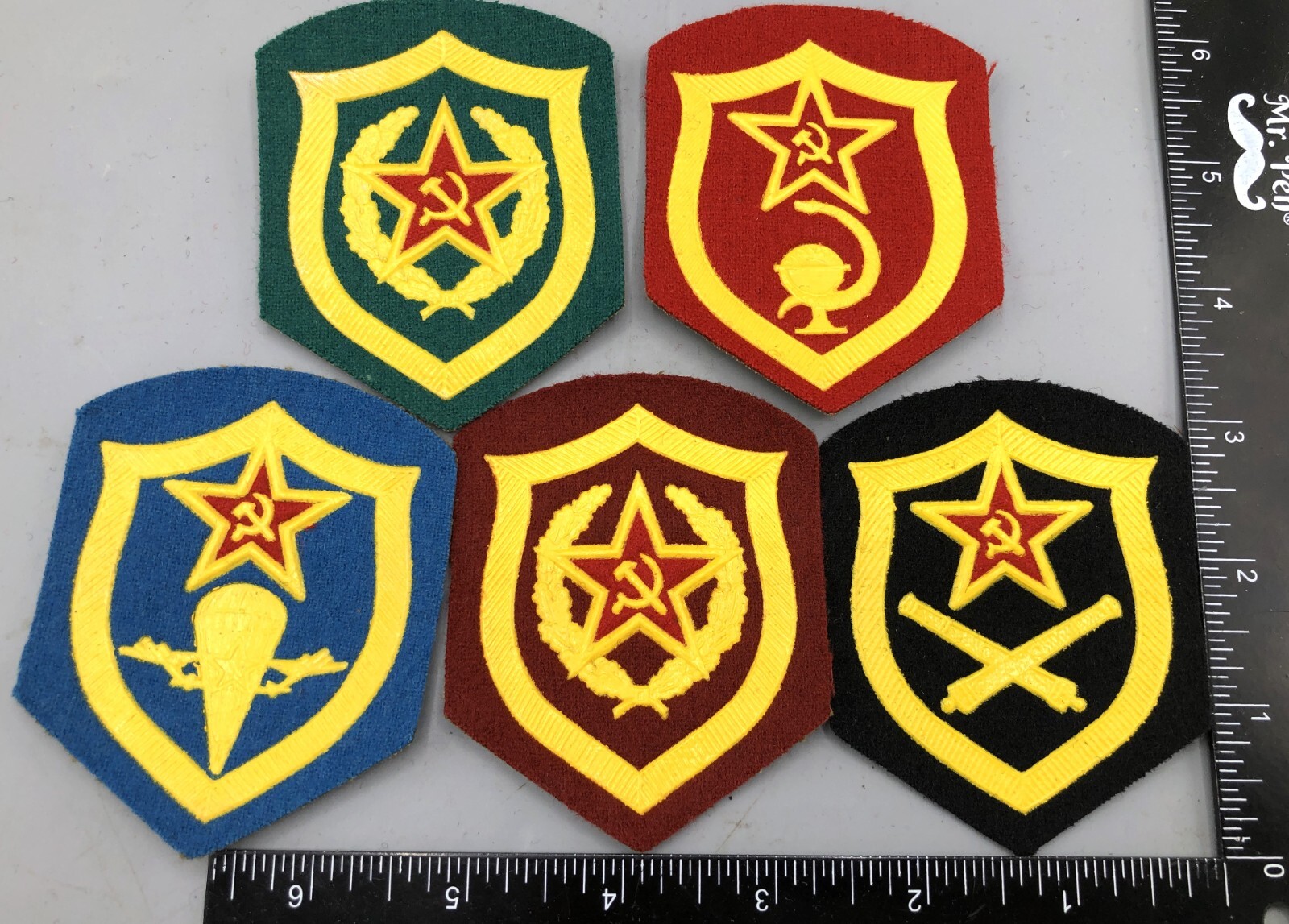 Lot of 5 Soviet Army CCCP Military Patches Original Communist #5 | eBay