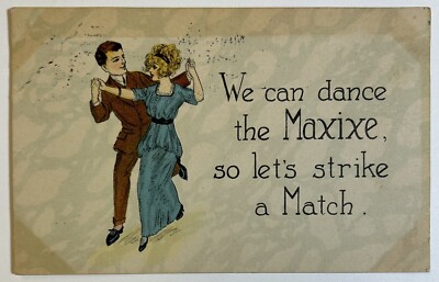 We Can Dance the Maxixe Antique Postcard, Posted Madison, Wisconsin ...