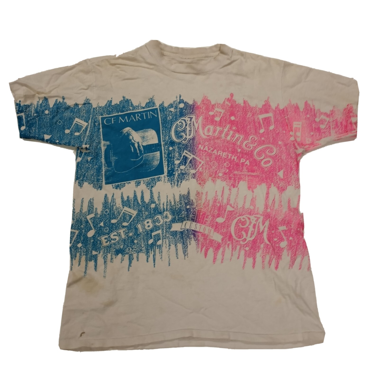 CF Martin Martin & Co. Nazarith, PA. T-Shirt White … - Gem