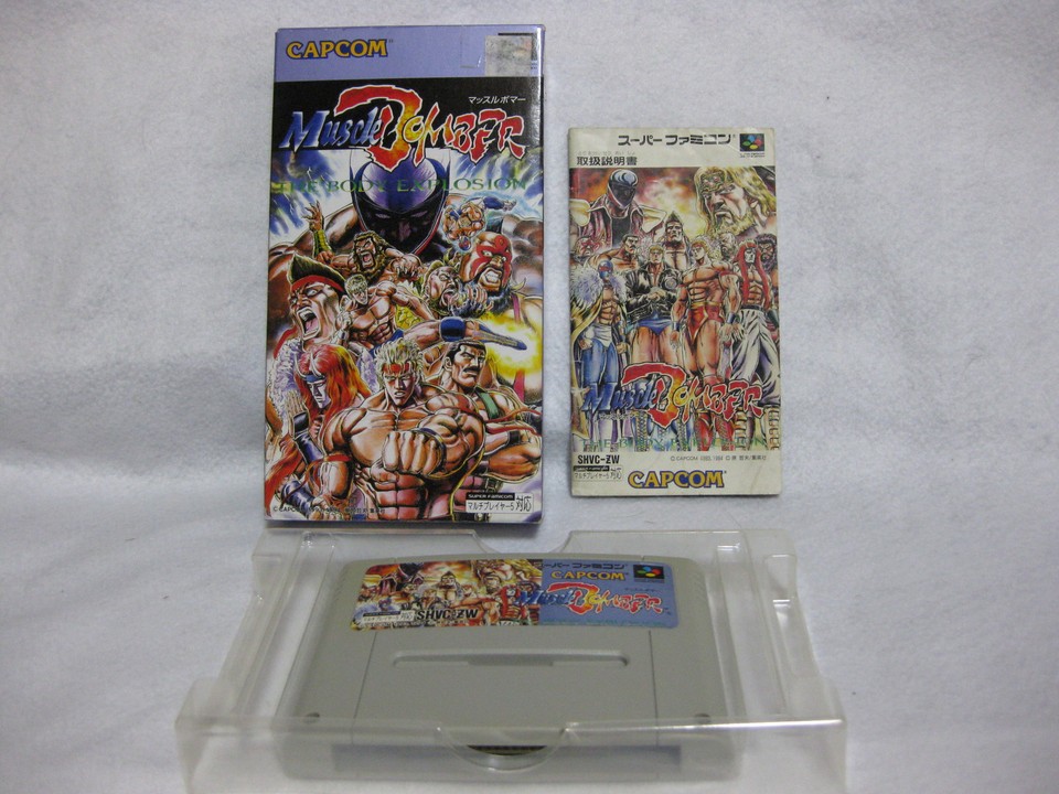 MUSCLE BOMBER Super Famicom Nintendo Capcom Japan SNES sf | eBay