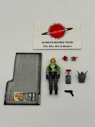 1987 Psyche Out w/ File Card Complete GI Joe Figure | eBay