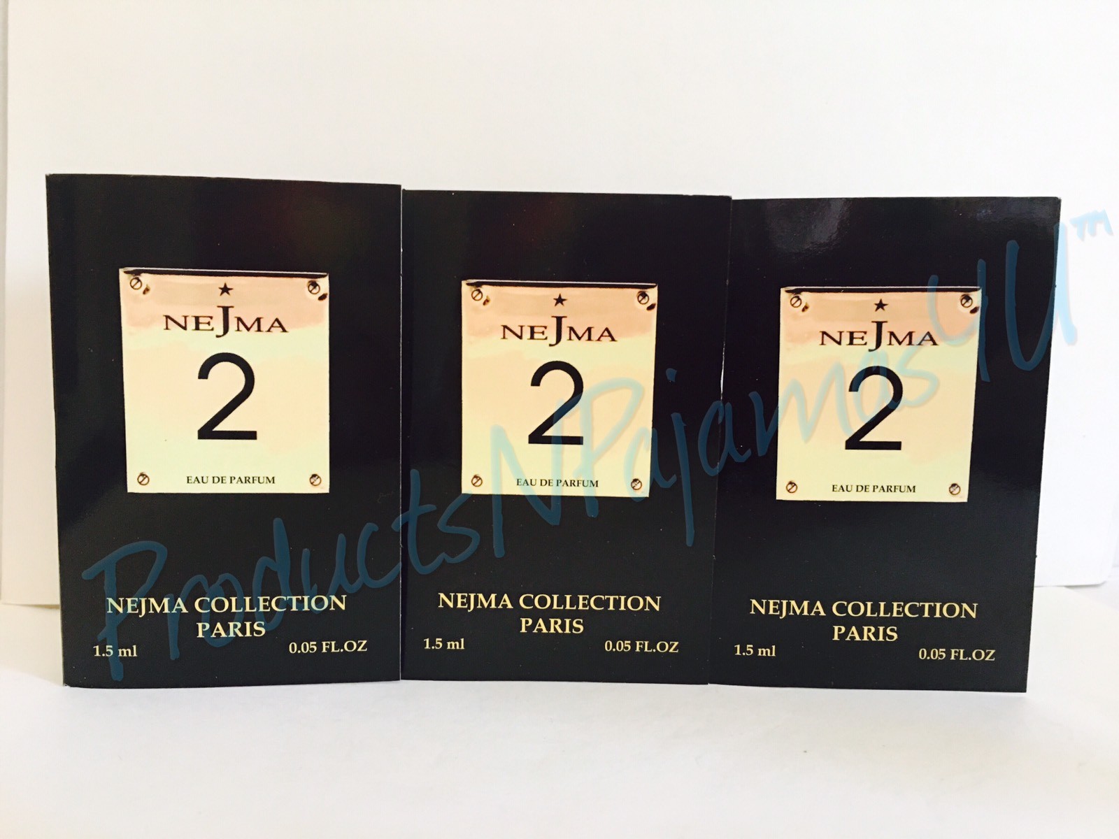 Lot of 3~Nejma Collection NEJMA 2 Eau de Parfum .05oz/1.5ml CARDED ...