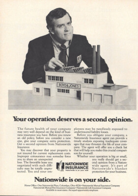 1984 Nationwide Insurance: Second Opinion Vintage Print Ad | eBay