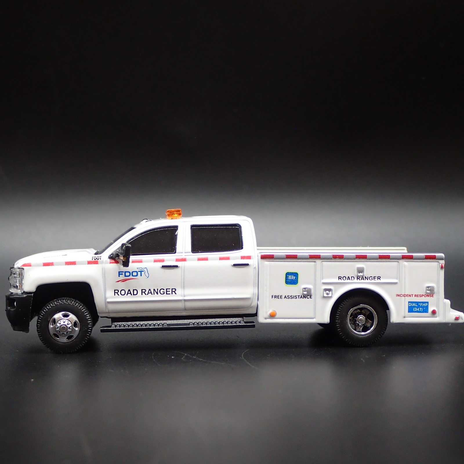 2018 CHEVY SILVERADO 3500 DUALLY SERVICE BED FDOT 1/64 SCALE DIECAST ...