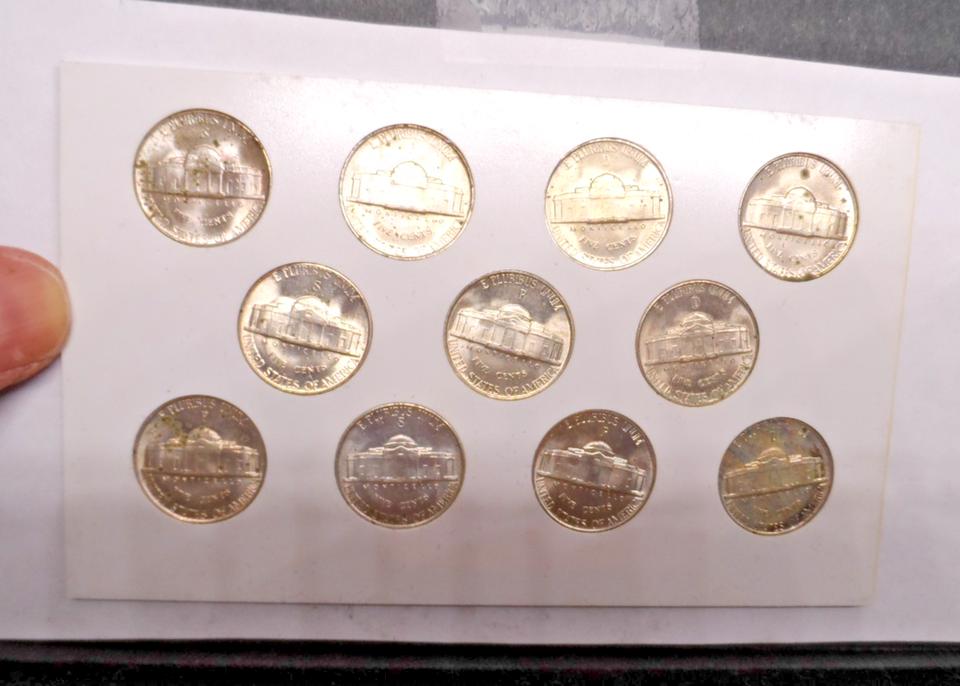 SET OF ALL 11 WAR SILVER NICKELS IN NICE SHAPE 1942 - 1945 | eBay
