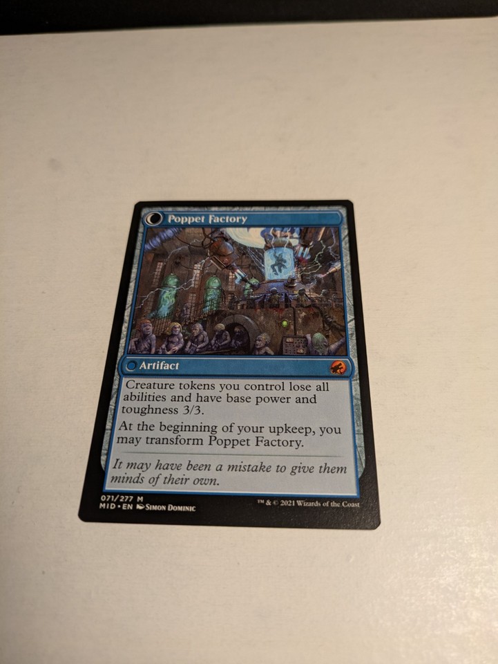 1 x Poppet Stitcher Poppet Factory - Innistrad: Midnight Hunt MTG | eBay