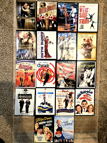 LOT OF 18 MUSICALS ON DVD Movie Classic Musicals -4 new & sealed | eBay