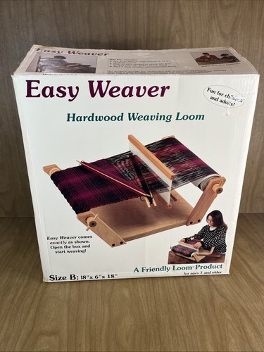 Easy Weaver Hardwood Weaving Loom for Beginning Weavers B Size 18" X 6 ...