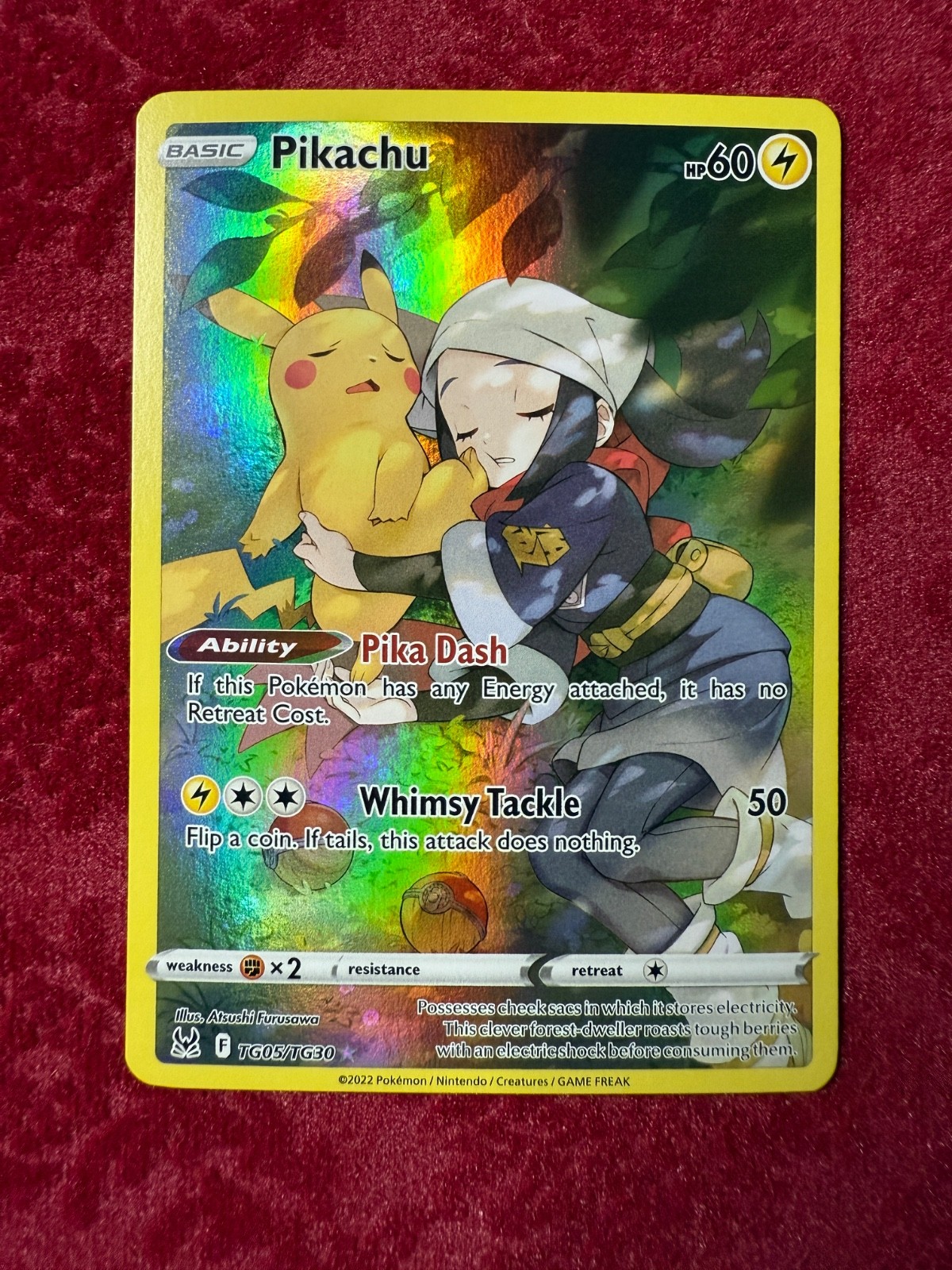 Pikachu 2022 Sword & Shield: Lost Origin #TG05/TG30 Trainer Gallery ...