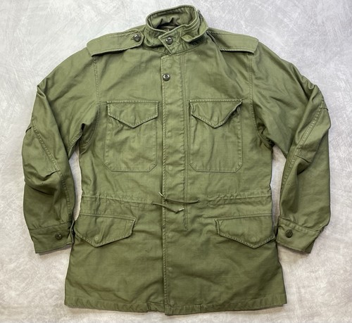 Vintage US Army Military M-65 Field Jacket Coat Size Small 🚨Broken ...