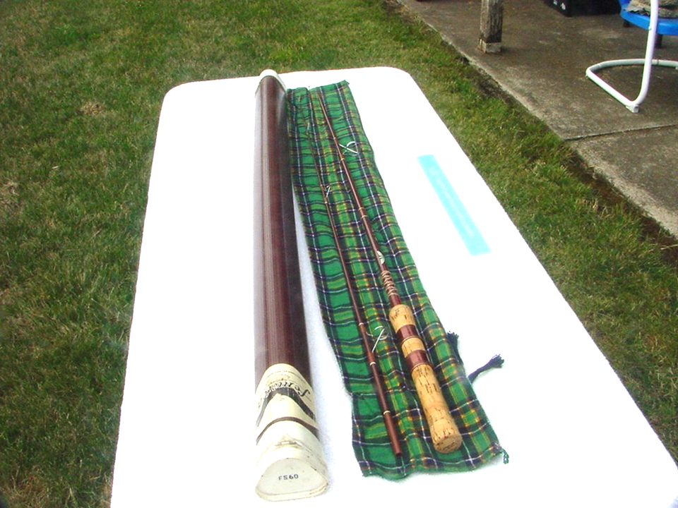 Old Fenwick FS60 ULTRALIGHT spinning rod in tube -- rated for 1-4 lb ...