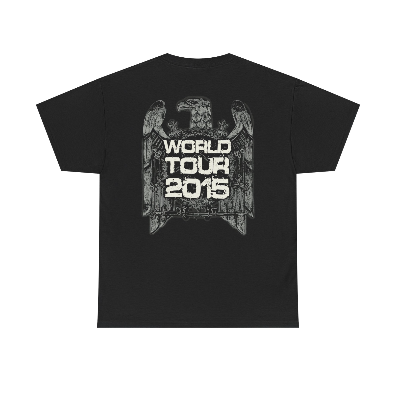 Slayer Nation World Tour with full Back Print Band Tee, Black Men's (2 ...