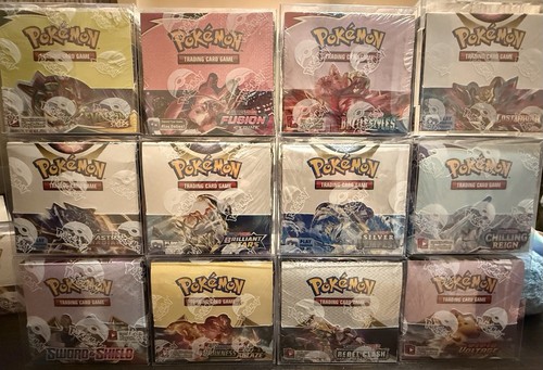 Pokemon Sword and Shield (SWSH) Era Booster Box Set 12 Of 12 Authentic ...