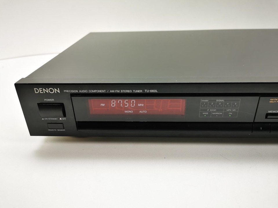 DENON TU-660L FM AM Stereo Tuner full working order and good condition ...